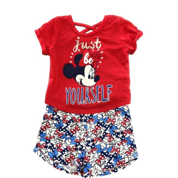 Disney | Matching Sets | Disneys Minnie Mouse 2 Pc Outfit Just Be ...